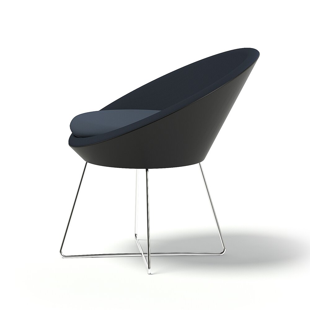 Round Armchair 3D model - Download Armchair on 3DModels.org
