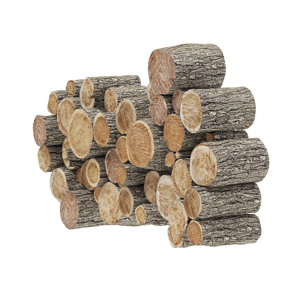 Wood Logs Decoration 3D model - Download Decoration on 3DModels.org