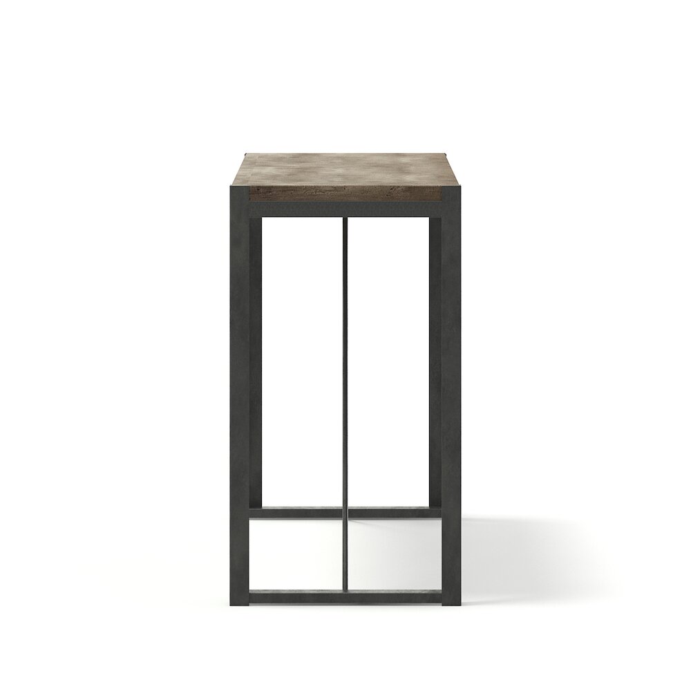 Tall Wood And Metal Table 3D model - Download Table on 3DModels.org