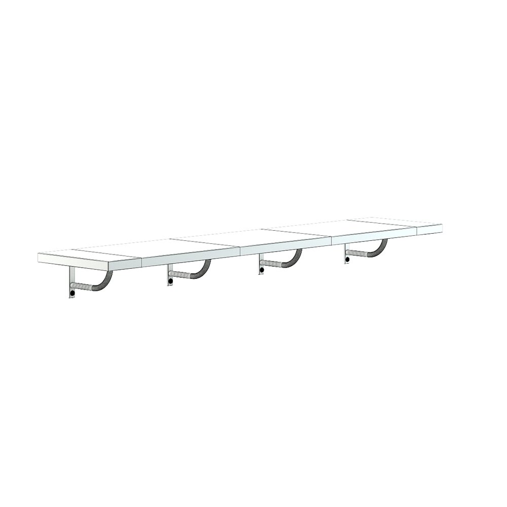 Wall Mounted Table 3D model - Download Table on 3DModels.org
