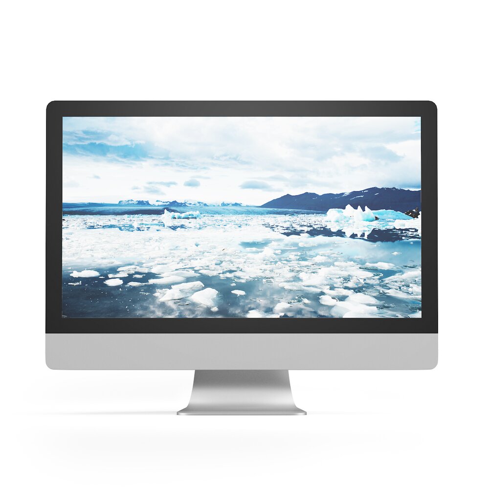 All-in-one computer 3D model - Download Desktop Computer on 3DModels.org