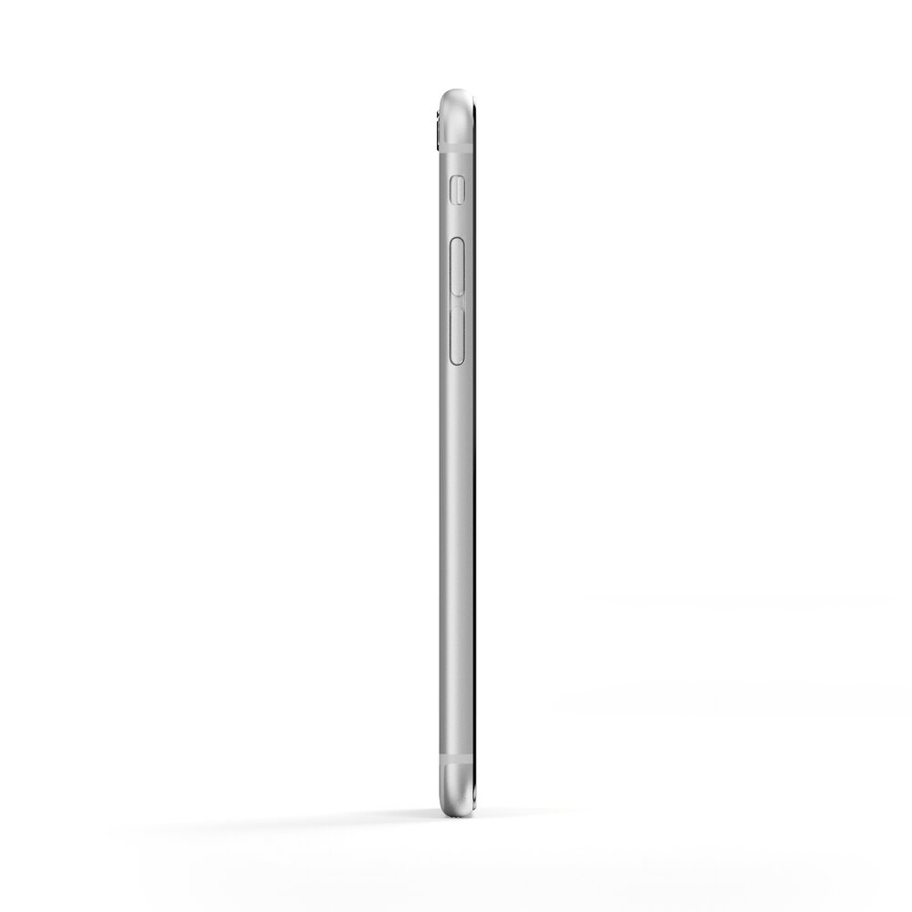 Smartphone with Black Front and Silver Back 3D model - Download Phones ...