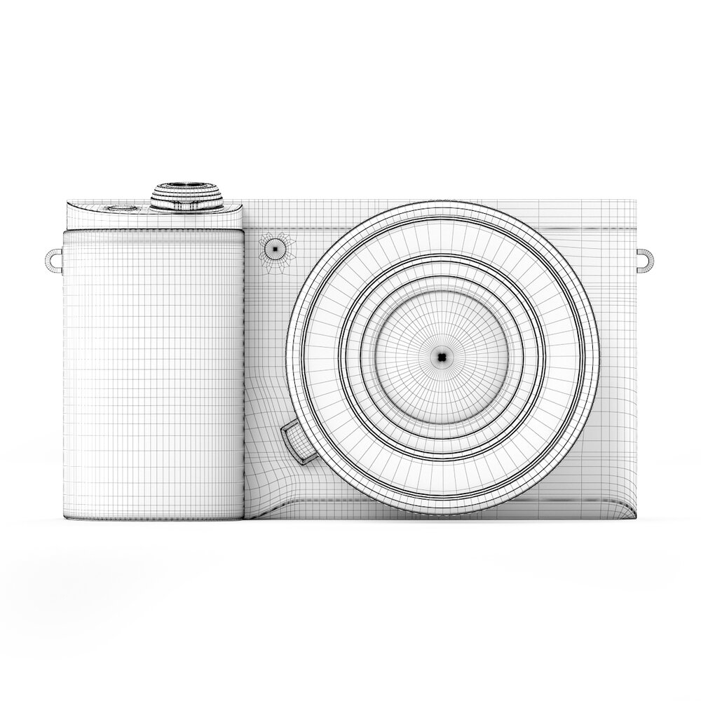 Silver digital camera 3D model - Download Photo camera on 3DModels.org