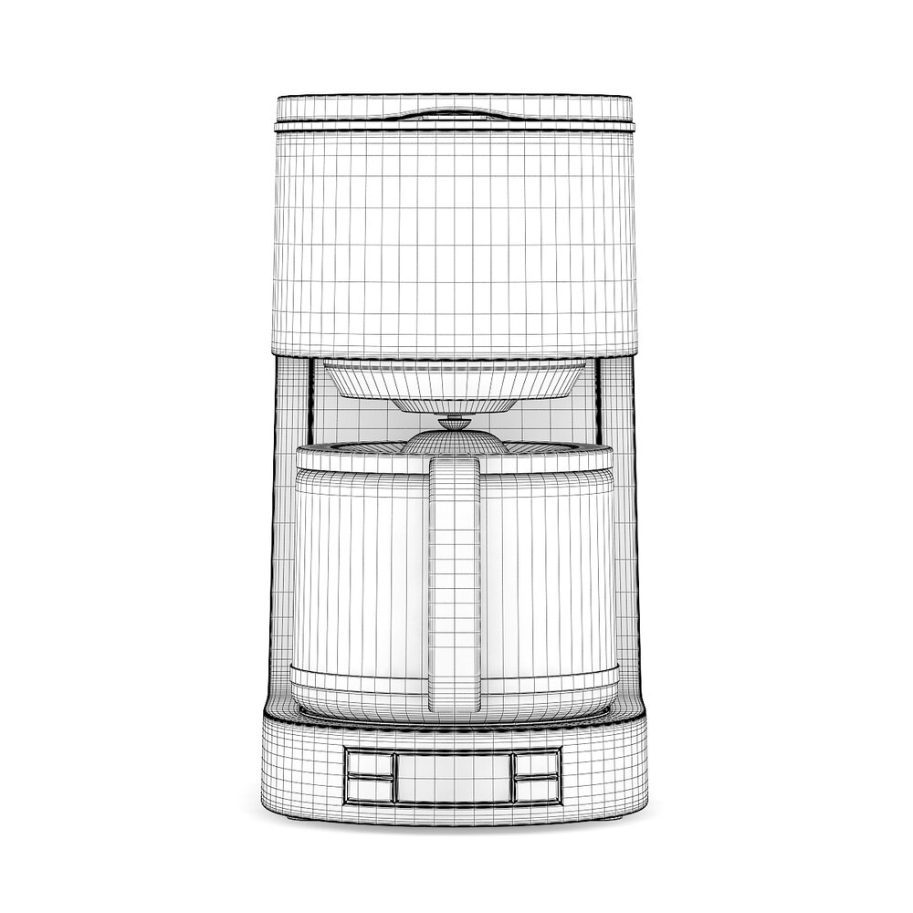 Drip Coffee Machine 3d Model Download Home Appliances On