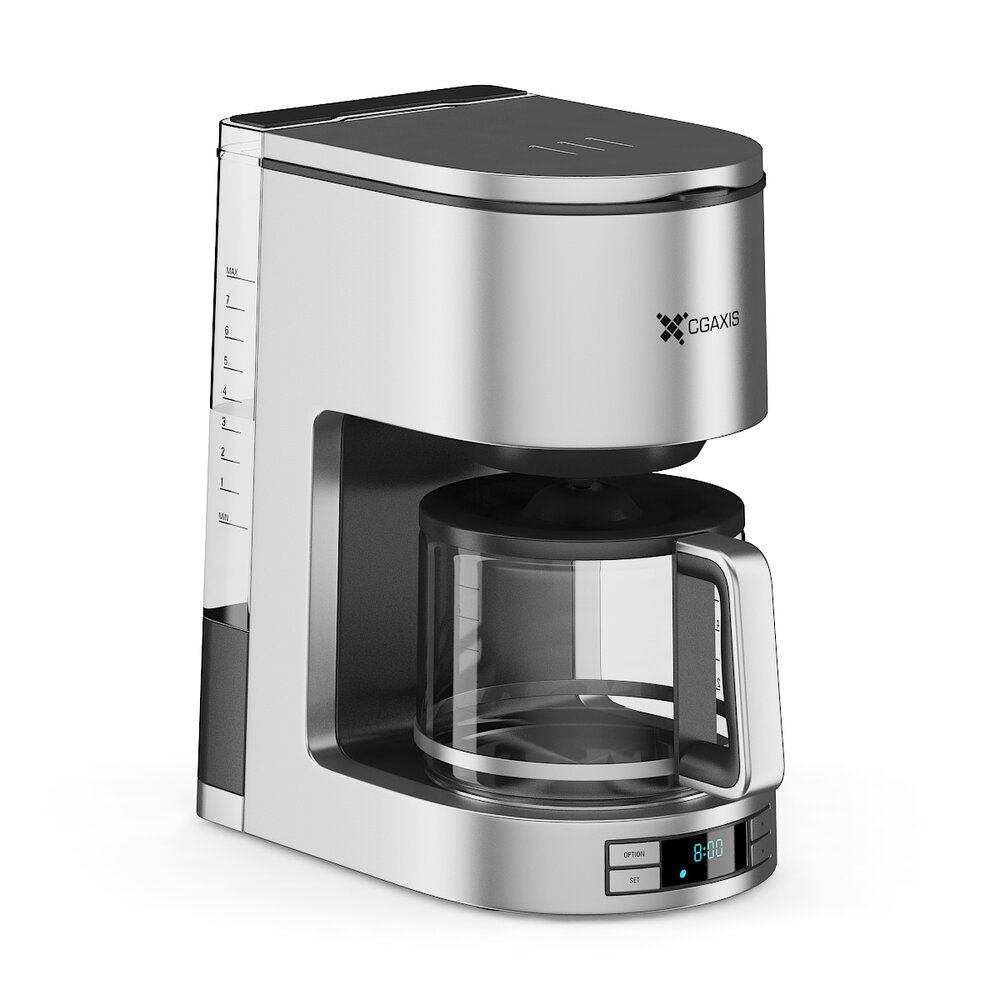 Drip Coffee Machine 3d Model Download Home Appliances On
