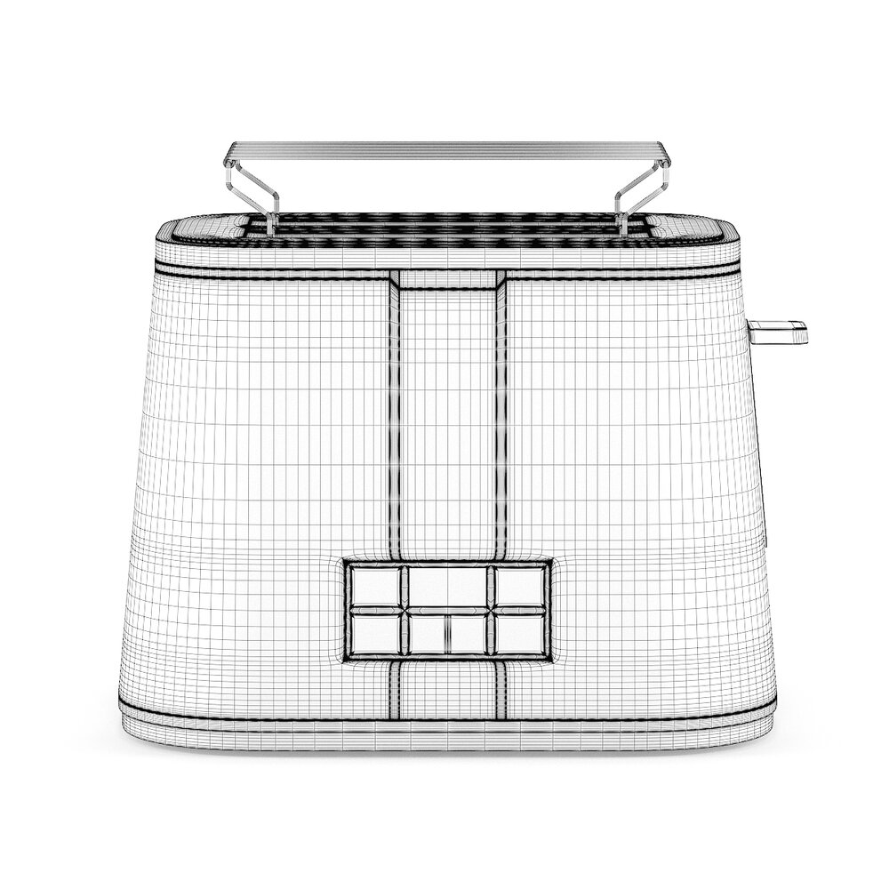 Metal Toaster 3D model - Download Home Appliances on 3DModels.org
