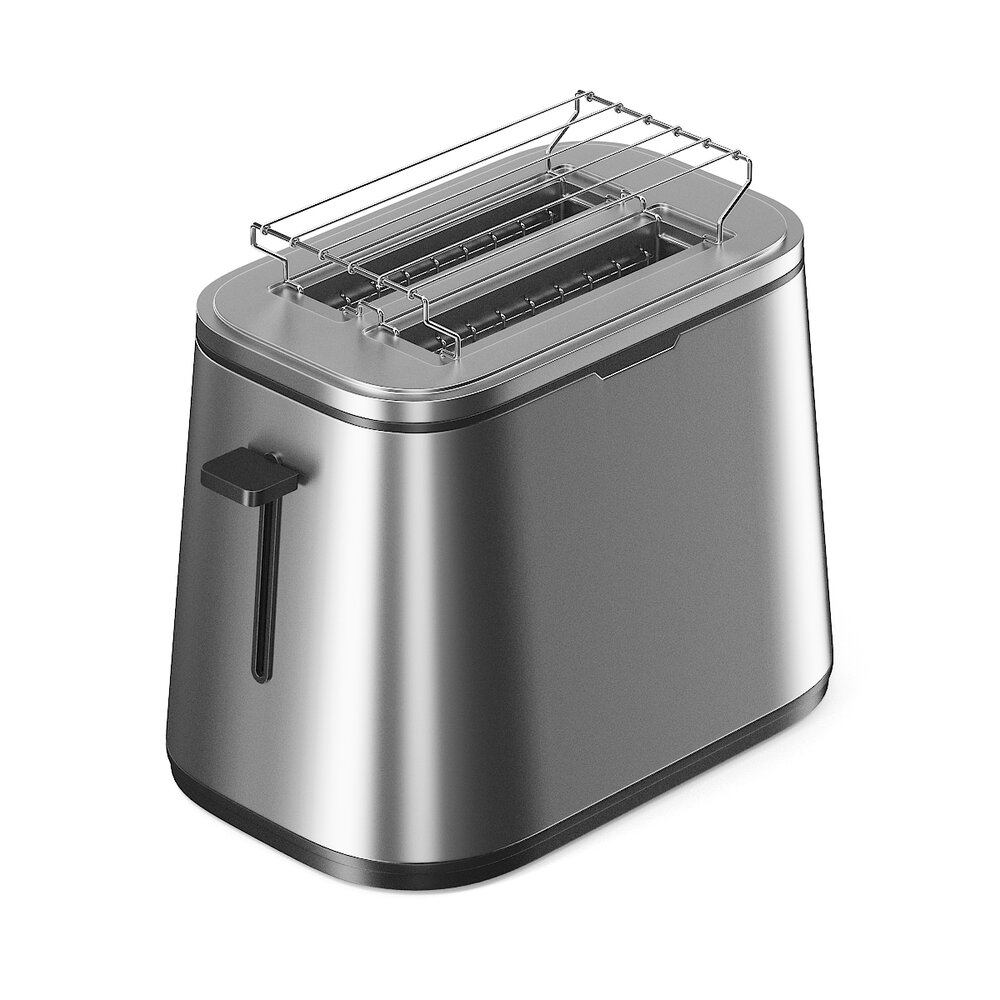 Metal Toaster 3D model - Download Home Appliances on 3DModels.org
