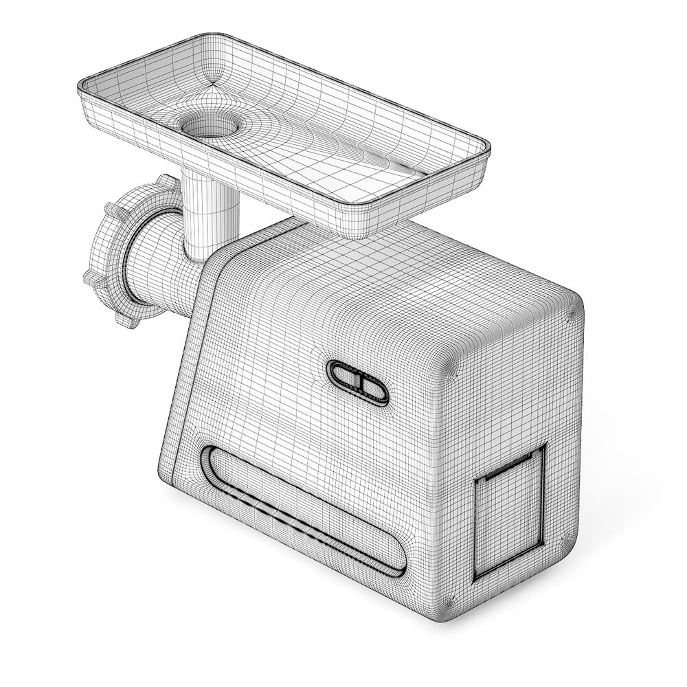 Electric Meat Grinder 3D model - Download Home Appliances on 3DModels.org