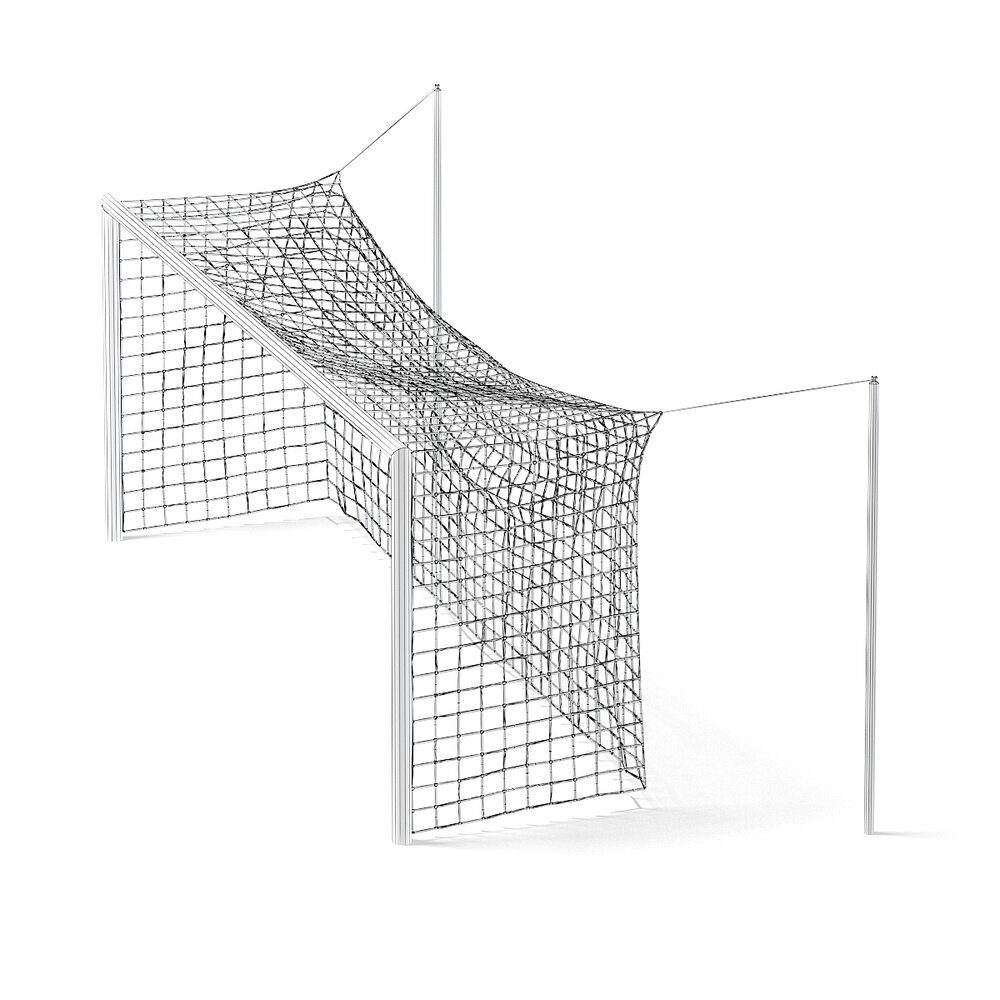Football Goal Net 3D model - Download Sports Equipment on 3DModels.org