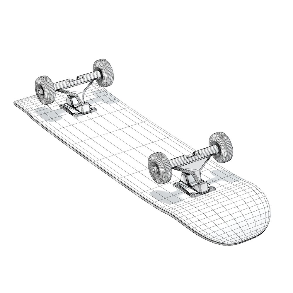 Classic Skateboard 3D model - Download Sports Equipment on 3DModels.org