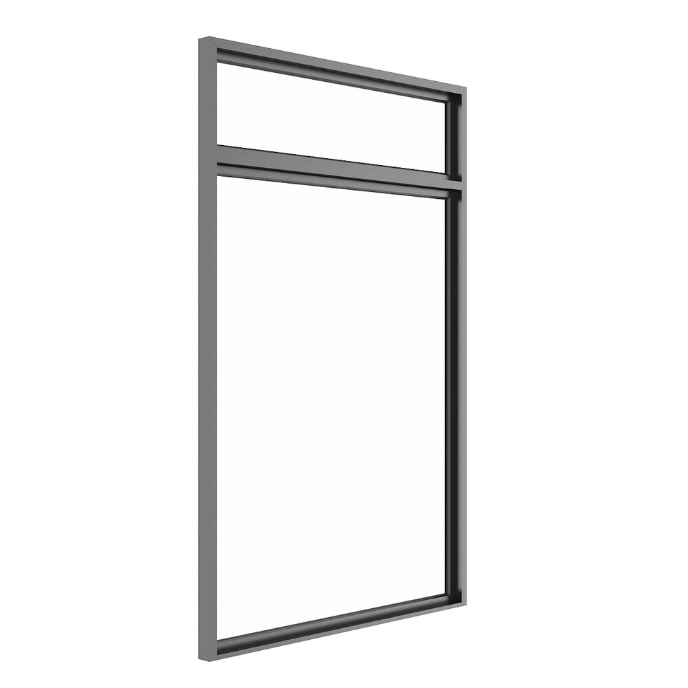 Metal Window (250 x 160 cm) 3D model - Download Building components on ...