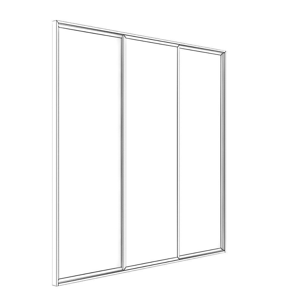 Metal Window (230 x 236.5 cm) 3D model - Download Building components ...