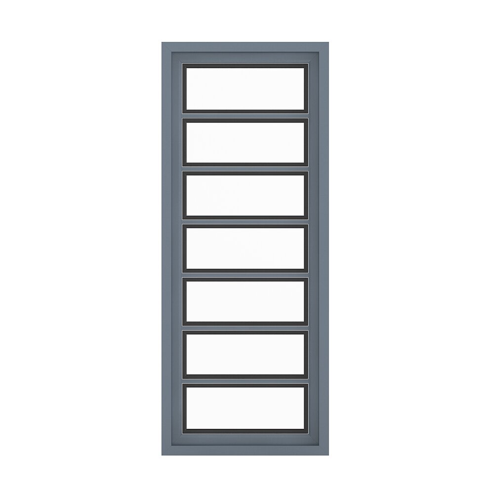 Metal Window (268 x 68 cm) 3D model - Download Building components on ...