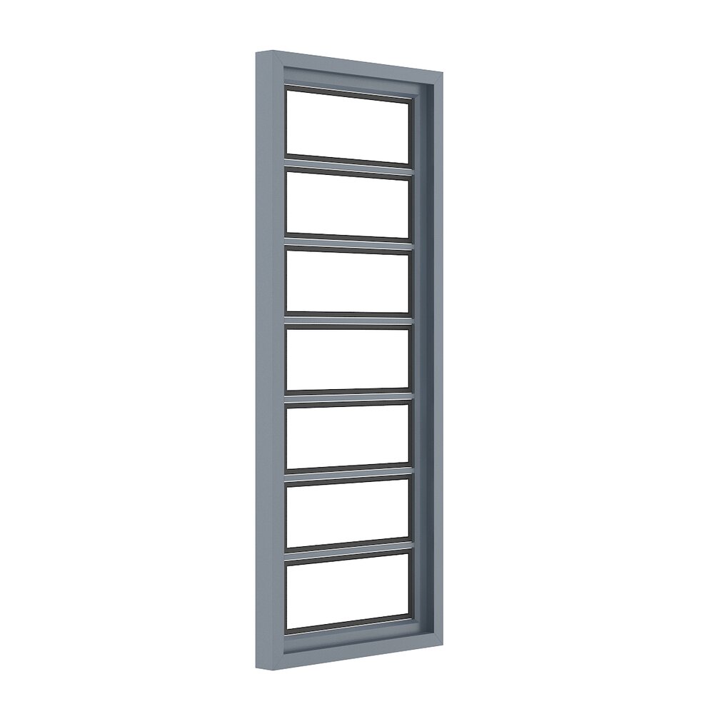 Metal Window (268 x 68 cm) 3D model - Download Building components on ...