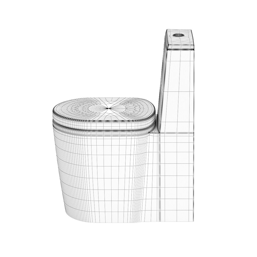 Standing Toilet 3D model - Download Bathroom Fixtures on 3DModels.org