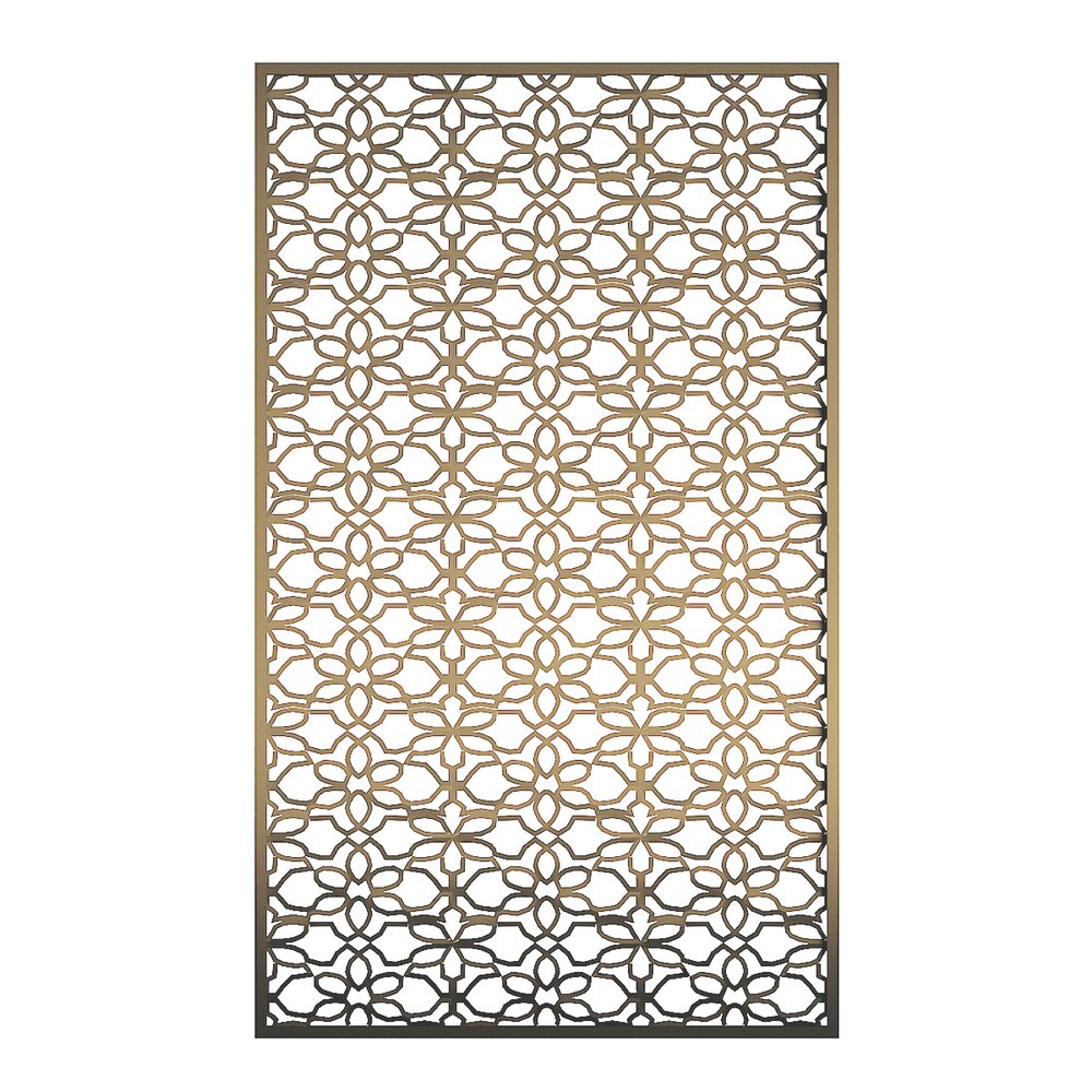 Bronze Metal Wall Panel 3D model - Download Decoration on 3DModels.org