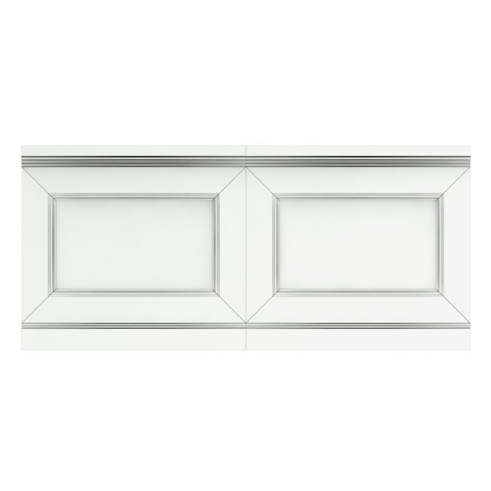 Classic Low Wall Panel 3D model - Download Decoration on 3DModels.org