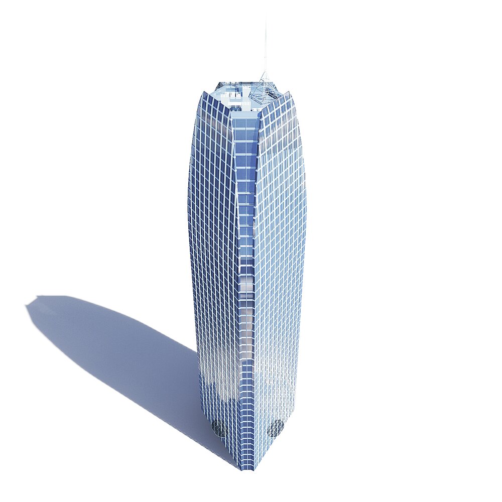 Tall Triangle Skyscraper 3D model - Download Buildings on 3DModels.org
