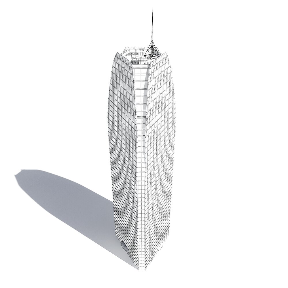 Tall Triangle Skyscraper 3D model - Download Buildings on 3DModels.org