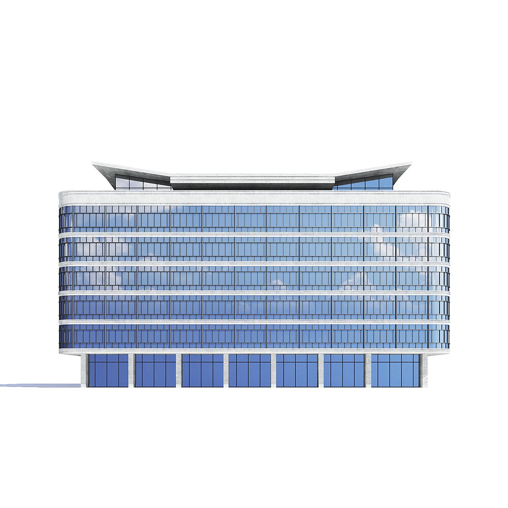 Glass Office Building 3D model - Download Buildings on 3DModels.org