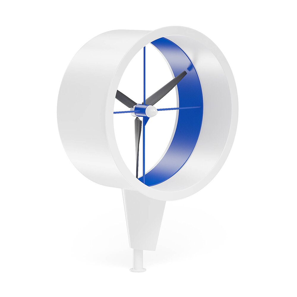Small Wind Turbine 3D model - Download Infrastructure Buildings on ...