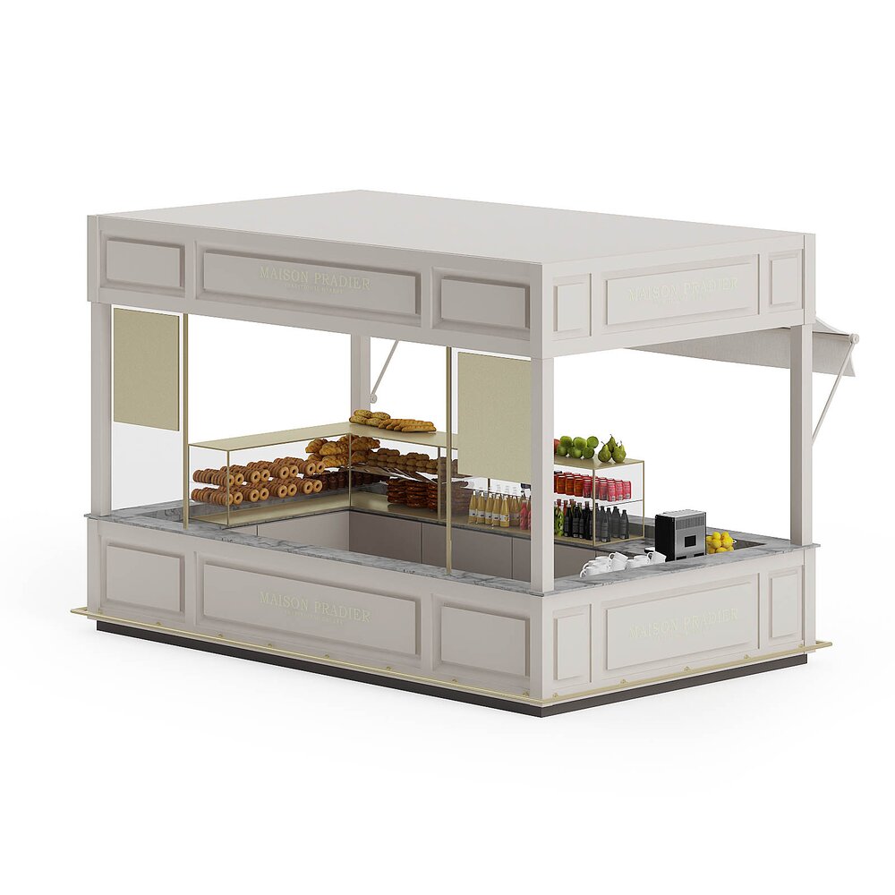 Food Stall 3D model - Download Commercial Appliance on 3DModels.org