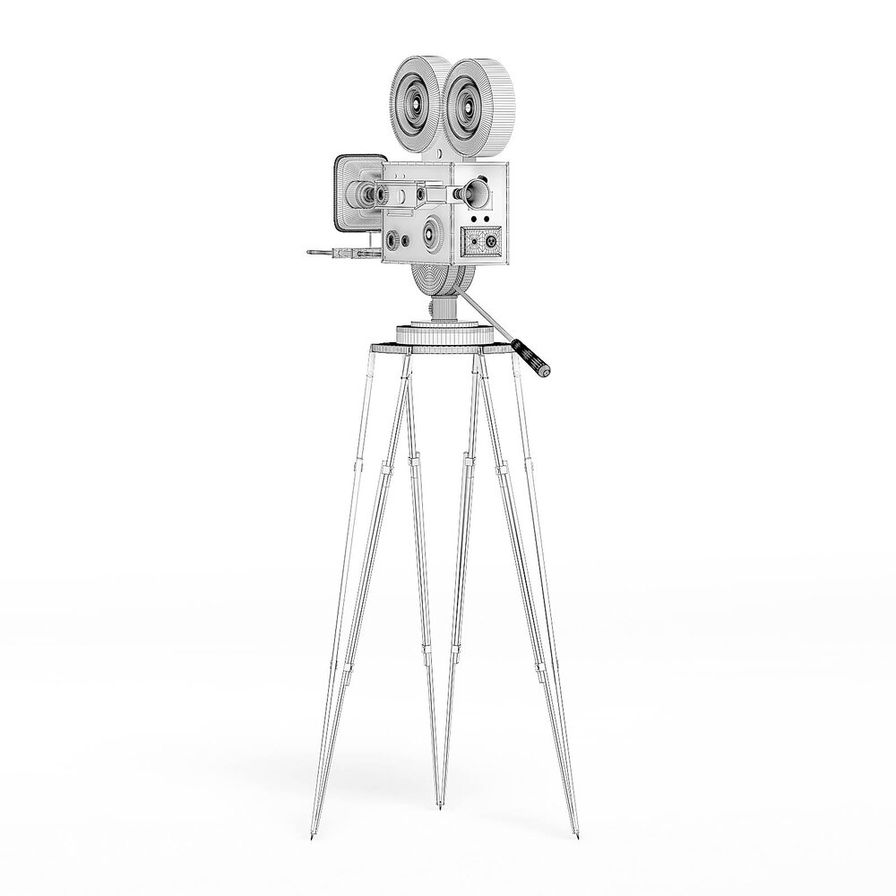 Vintage Movie Camera 3D model - Download Photo camera on 3DModels.org