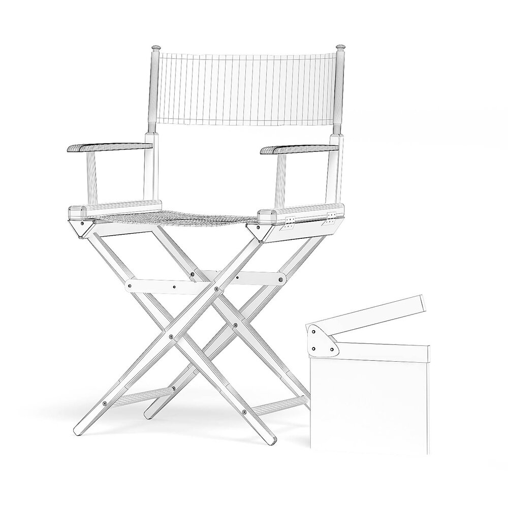 Director’s Chair 3D model - Download Chair on 3DModels.org
