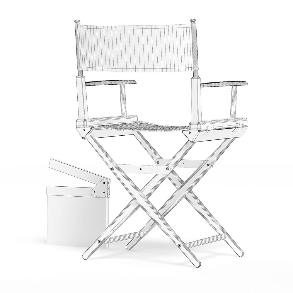 Director’s Chair 3D model - Download Chair on 3DModels.org