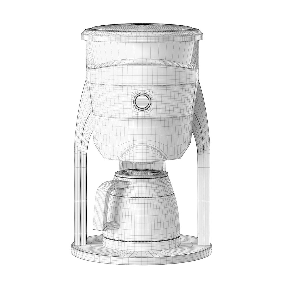 Kitchen Coffee Machine 3D model - Download Home Appliances on 3DModels.org