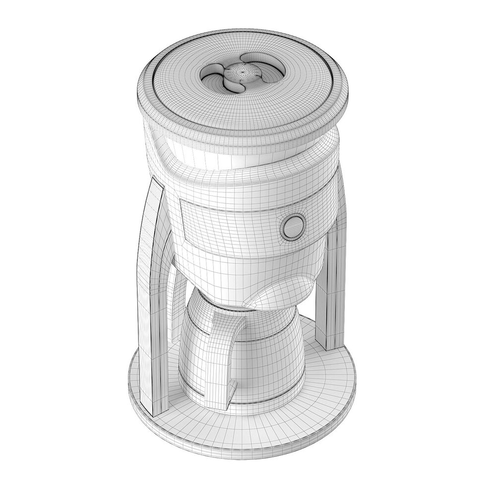 Kitchen Coffee Machine 3D model - Download Home Appliances on 3DModels.org