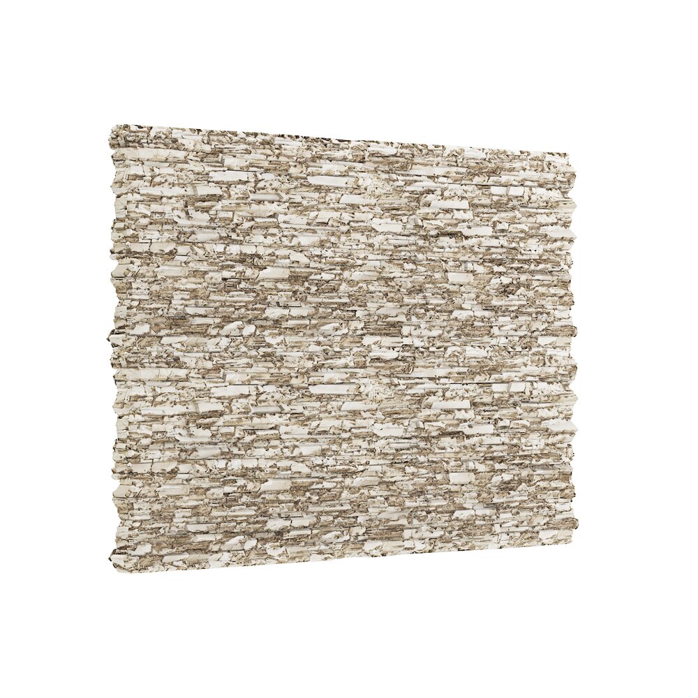 Stone Wall Panel 3D model - Download Decoration on 3DModels.org