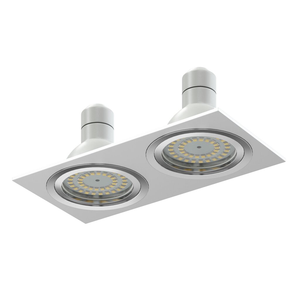 Double Halogen Light 3D model - Download Lamp on 3DModels.org