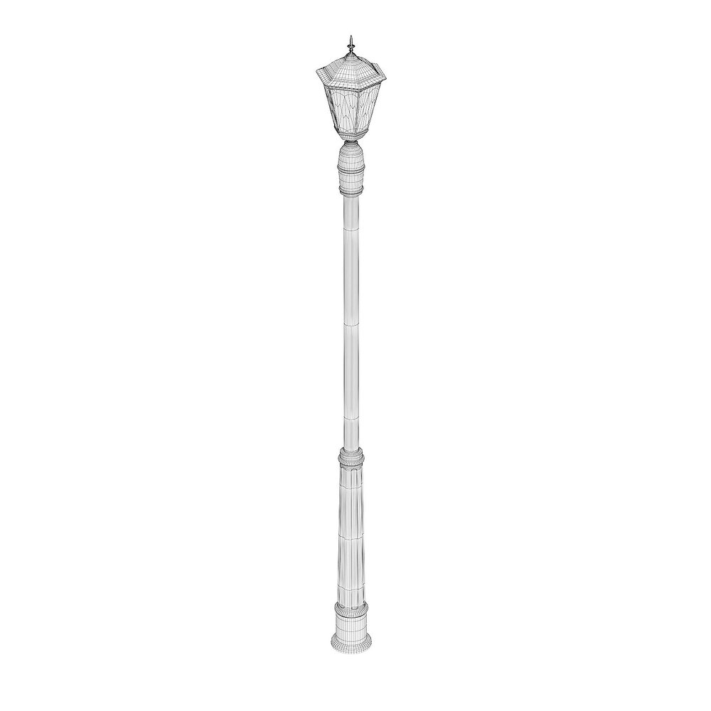 Classical Street Lamp 3D model - Download Street elements on 3DModels.org