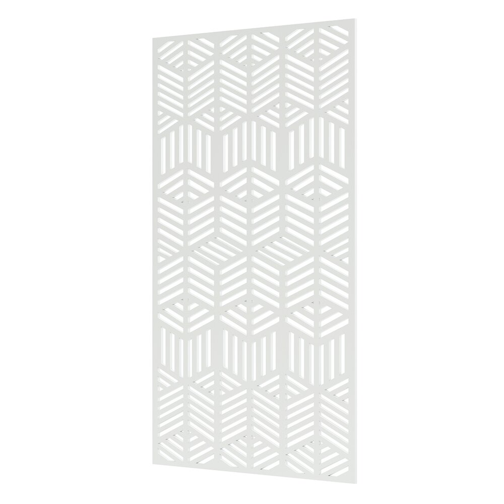 White Wall Panel 6 3D model - Download Decoration on 3DModels.org