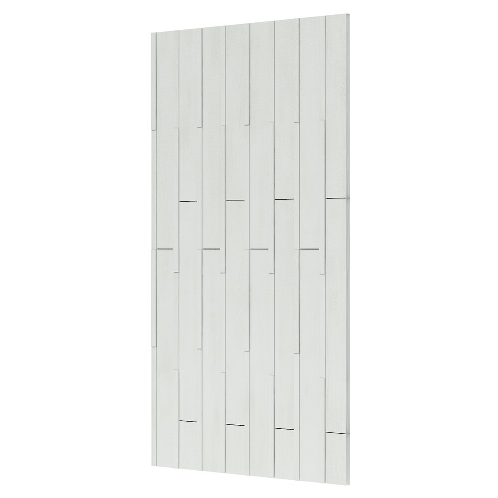 White Wooden Planks 3D model - Download Decoration on 3DModels.org
