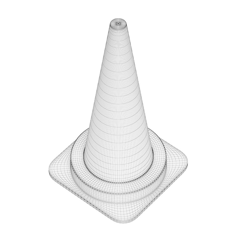 Traffic Cone 3D model - Download Street elements on 3DModels.org