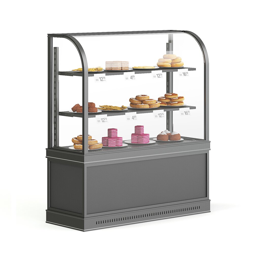 Vitrina de Pastelería Con Dulces Coloridos Modelo 3D - Descargar ...