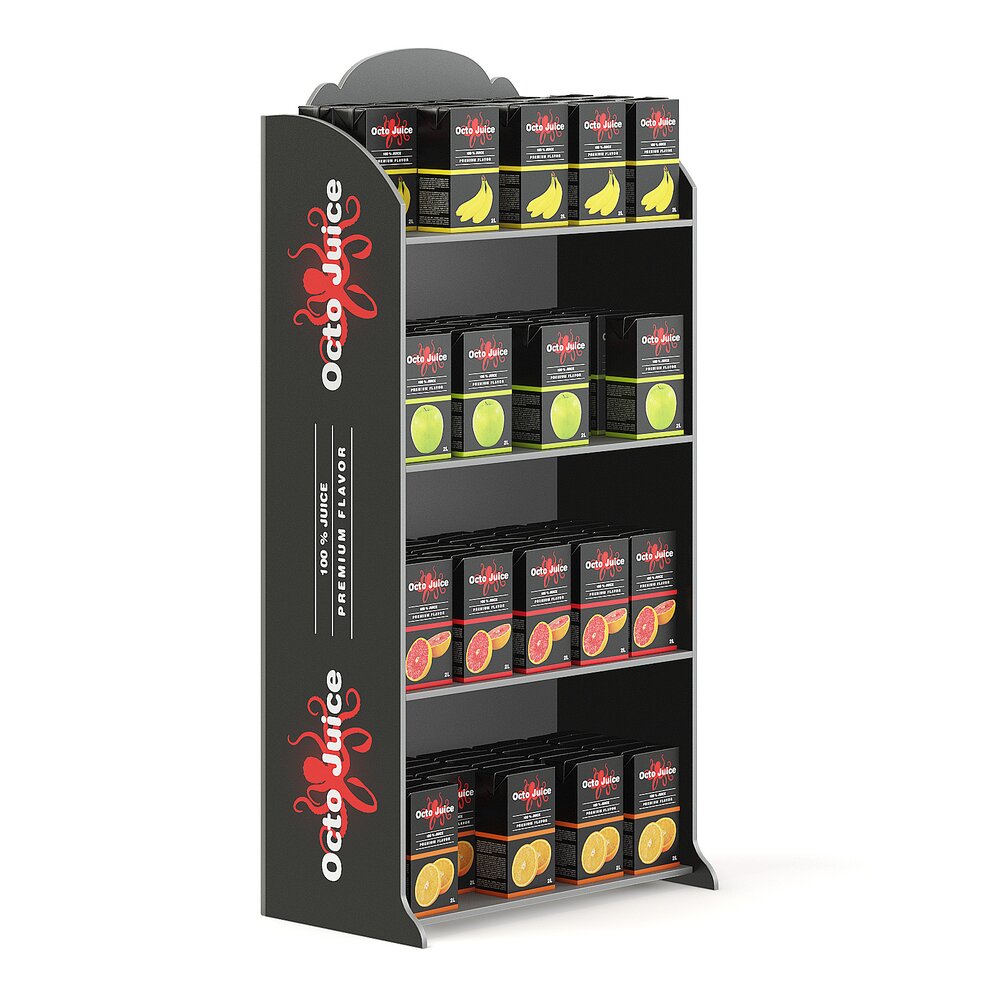 Market Stand – Drinks 3D model - Download Appliances on 3DModels.org