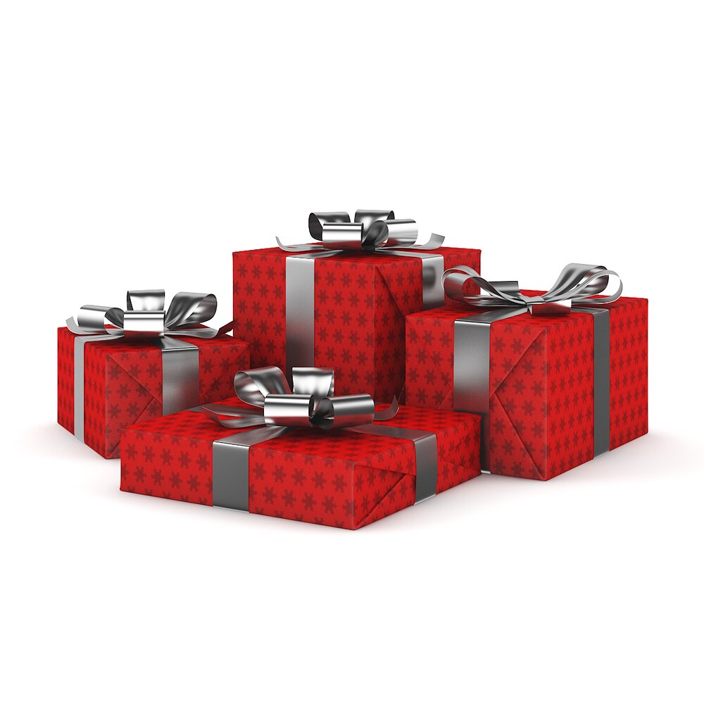 Christmas Presents 3D model - Download Packaging and Boxes on 3DModels.org