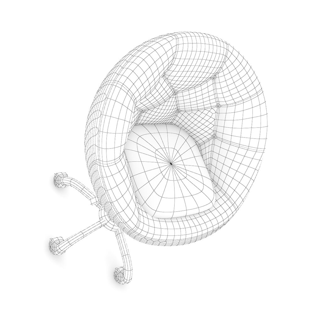 Swivel Chair 2 3D model - Download Armchair on 3DModels.org