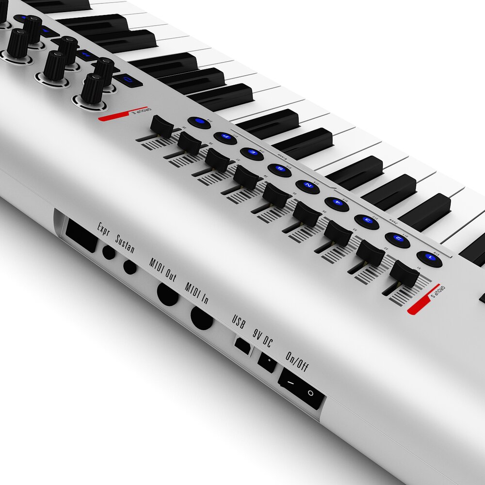 Keyboard Workstation 1 3D model - Download Musical Instruments on ...