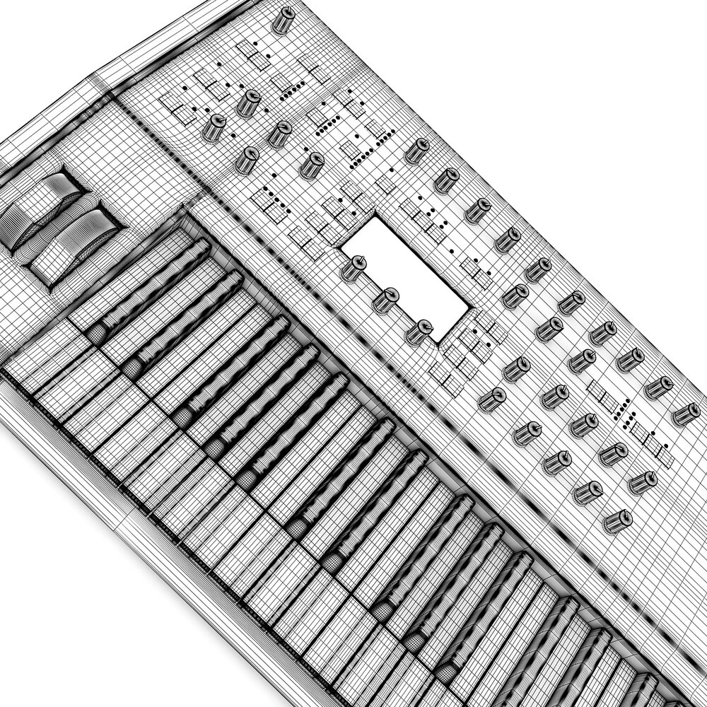 Keyboard Workstation 2 3D model - Download Musical Instruments on ...