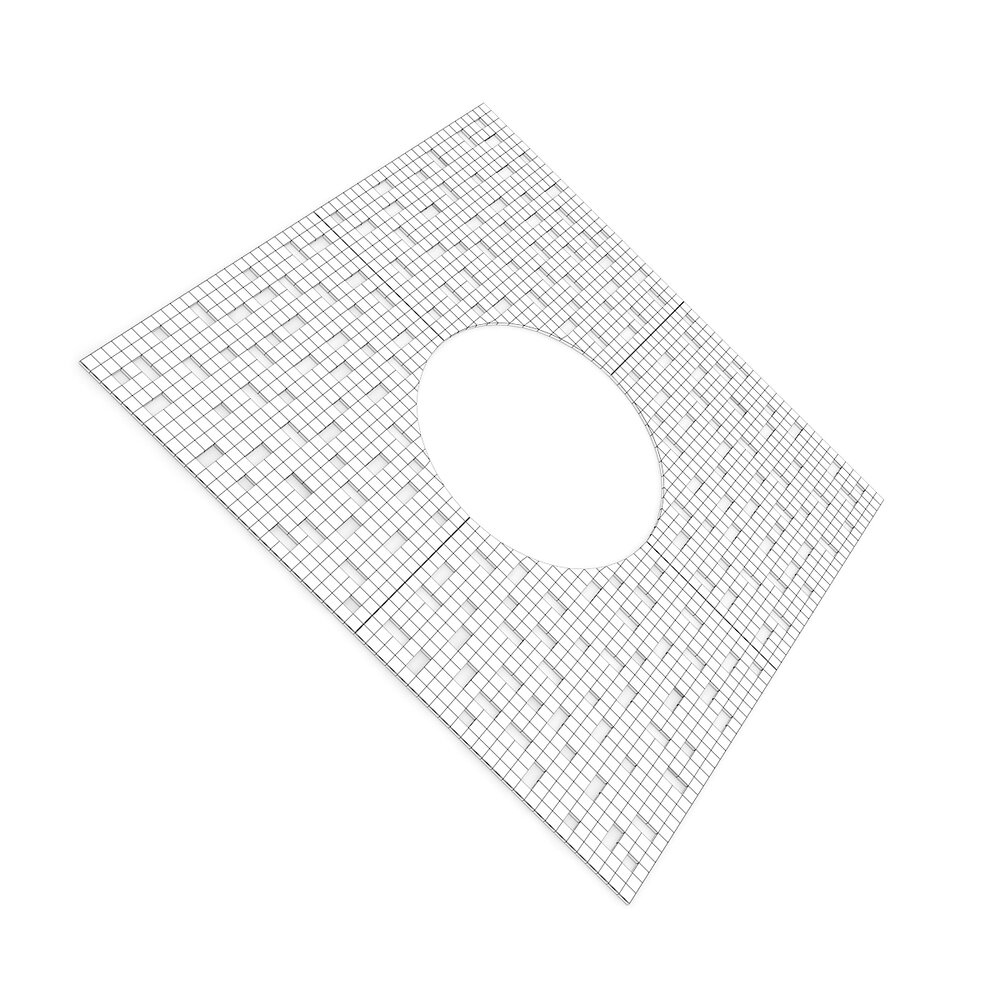 Square Metal Street Tile 2 3D model - Download Street elements on ...