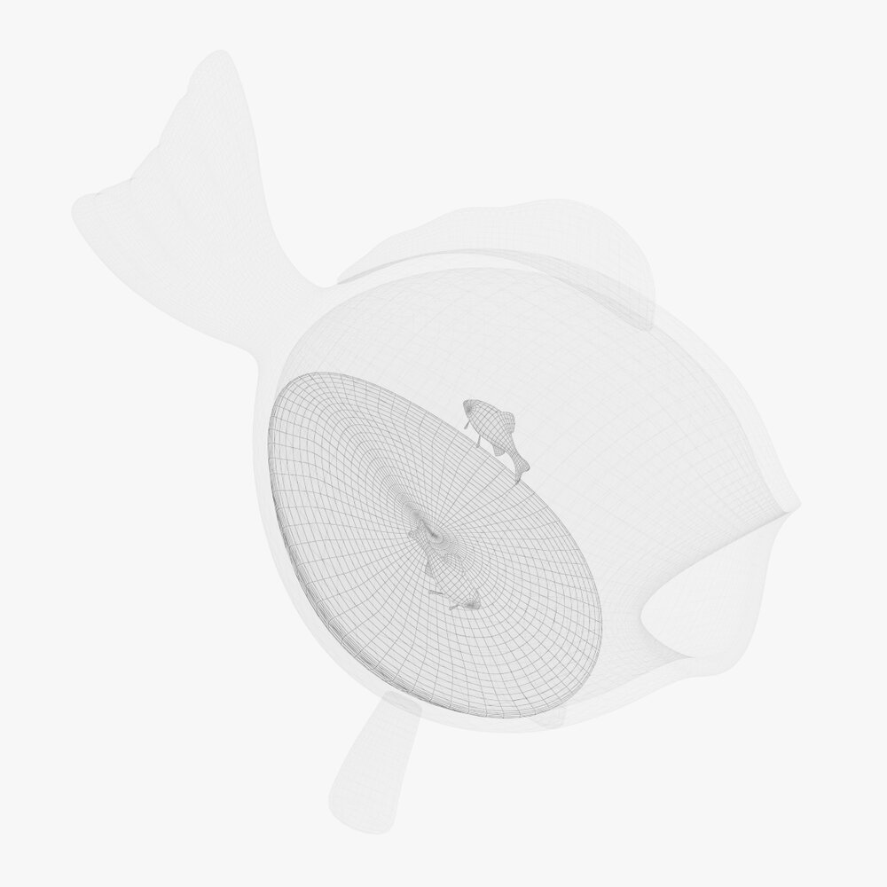 Fish-shape Aquarium 3D model - Download Hobbies on 3DModels.org