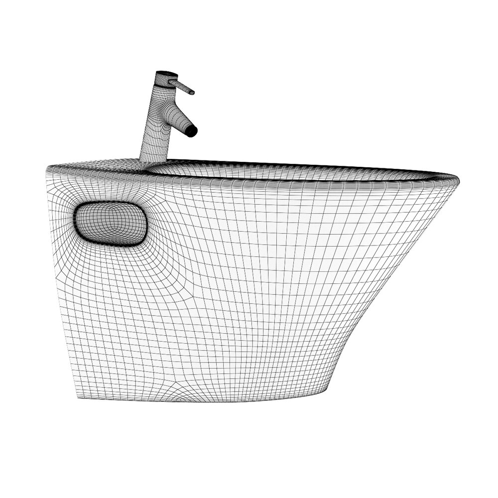 Bidet 3D model - Download Bathroom Fixtures on 3DModels.org