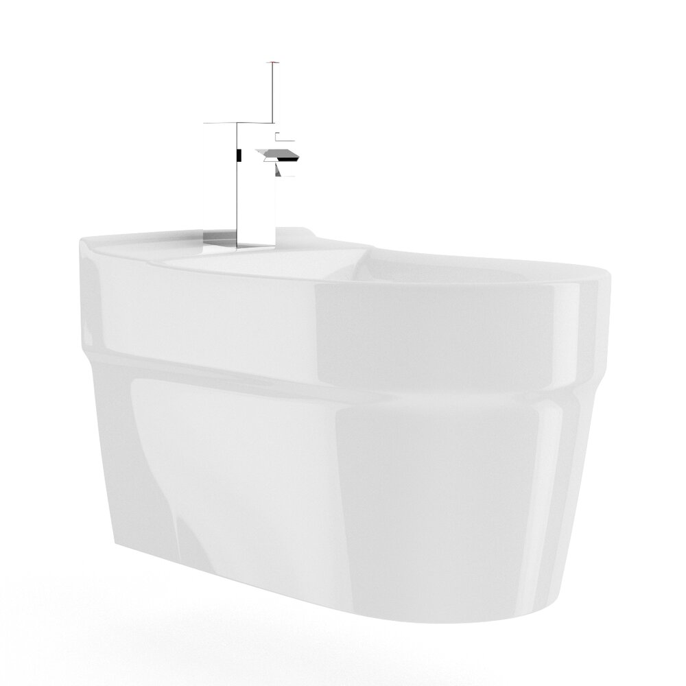 Bidet 3D model - Download Bathroom Fixtures on 3DModels.org
