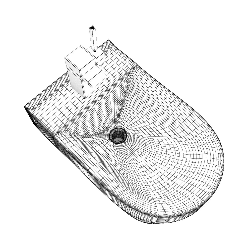 Bidet 3D model - Download Bathroom Fixtures on 3DModels.org