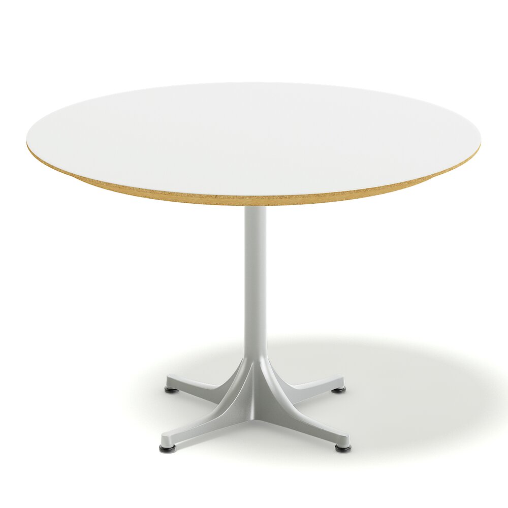 Round Table with White Top 3D model - Download Table on 3DModels.org