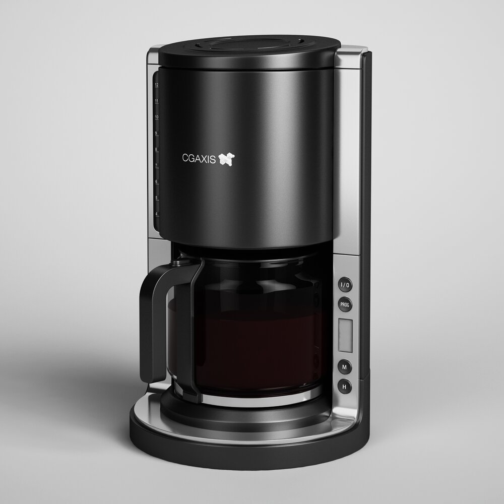 Modern Coffee Maker 3D model - Download Home Appliances on 3DModels.org